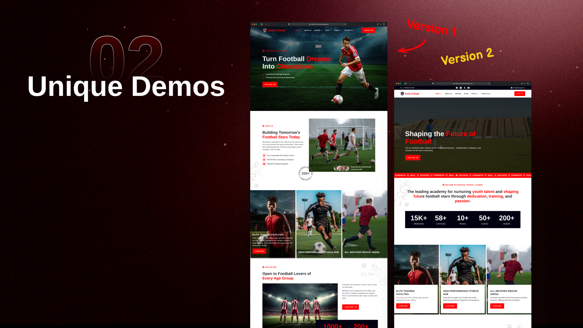 KicknGoal - Soccer and Football Club HTML Template by siddhiinfosoft