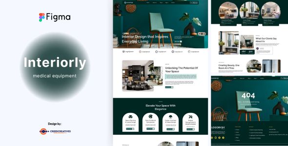 Interiorly – Interior Design Figma Template by creedcreatives | ThemeForest