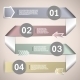 Infographic Ribbons for Data Presentation, Vectors | GraphicRiver