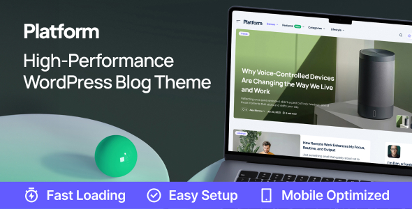 Platform - Modern High-Performance Blog WordPress Theme by codesupplyco