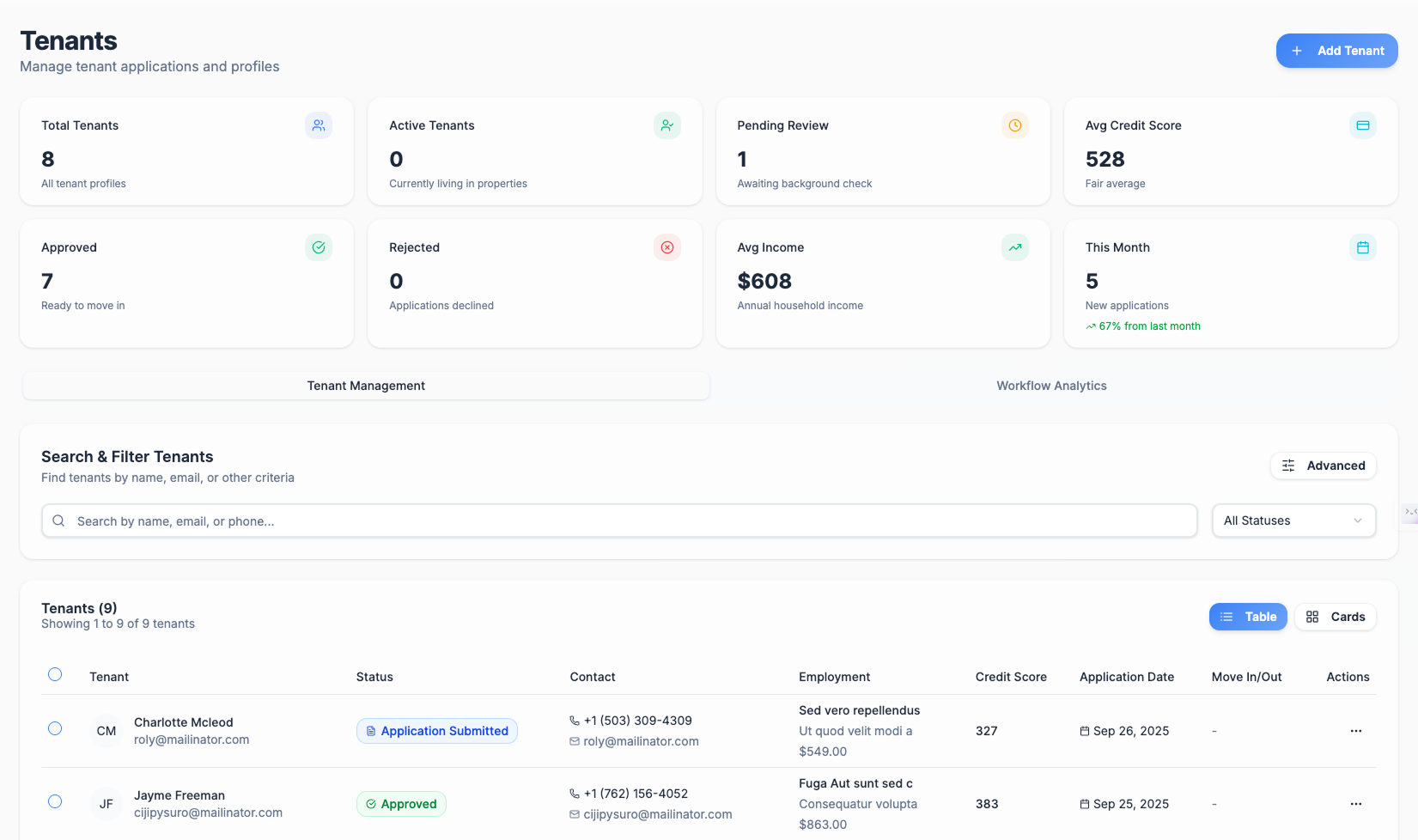 PropertyPro – Property & Tenant Management Software | Next.js, MongoDB ...