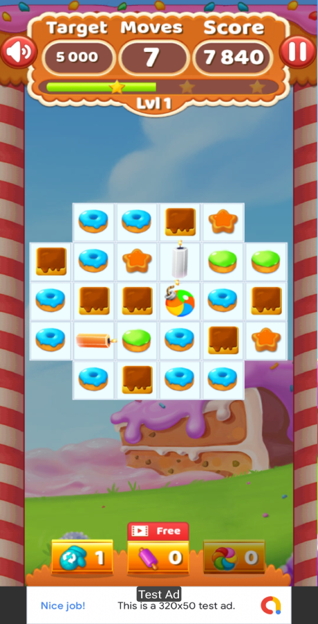 Sweet Blast Match - Matching Game Android Studio Project with AdMob Ads + Ready to Publish by ...