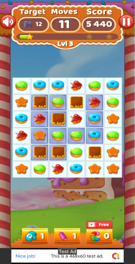 Sweet Blast Match - Matching Game Android Studio Project with AdMob Ads + Ready to Publish by ...