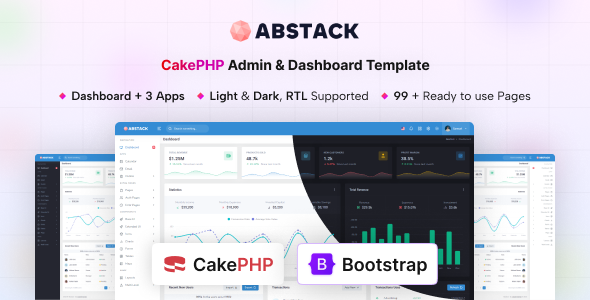 Abstack - CakePHP Admin & Dashboard Template by coderthemes | ThemeForest