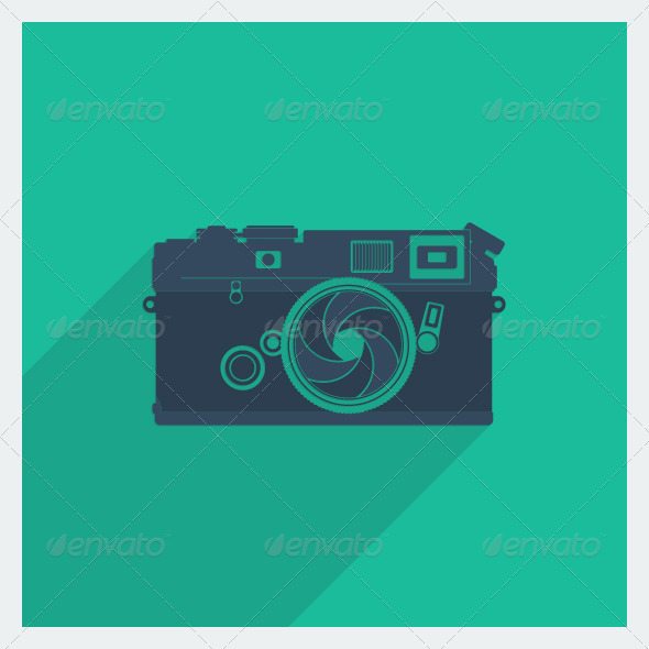 Flat Camera, Vectors | GraphicRiver