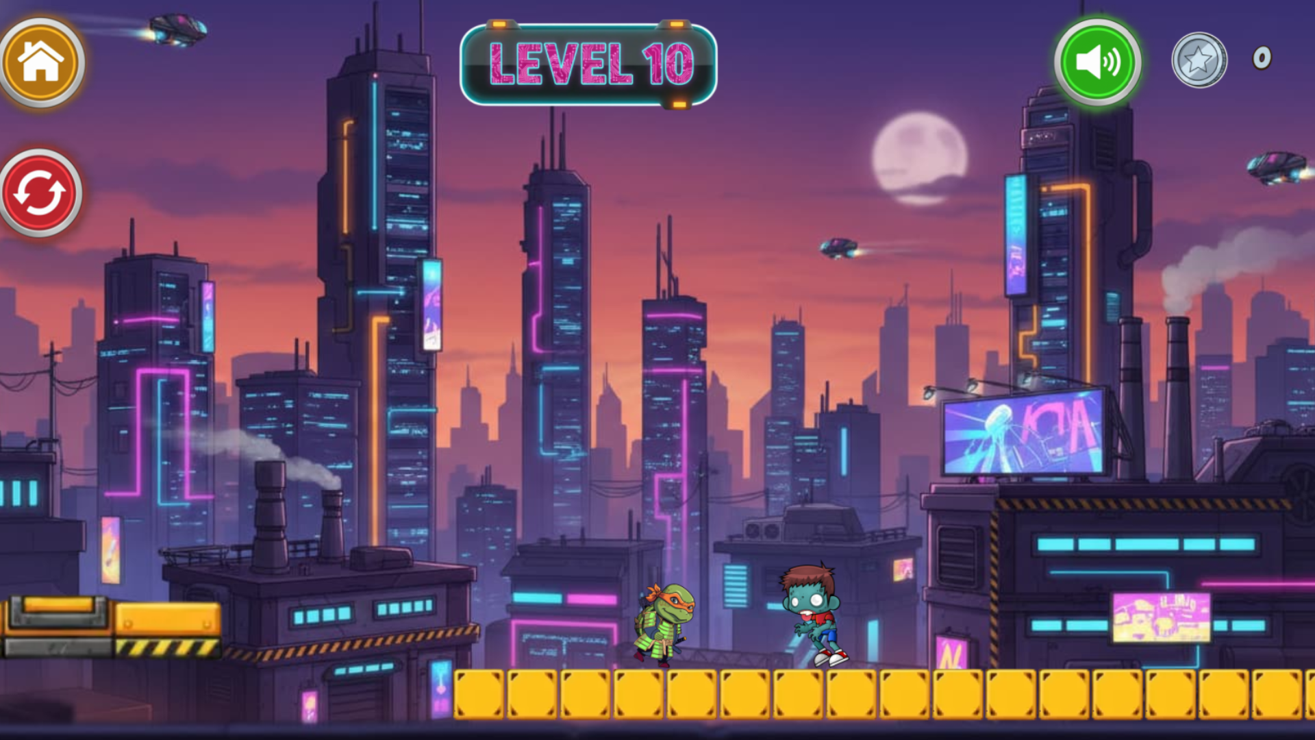 Arcade Horizon - Construct 3 Game (HTML5, AdMob, C3P) by freegameassets2d_com