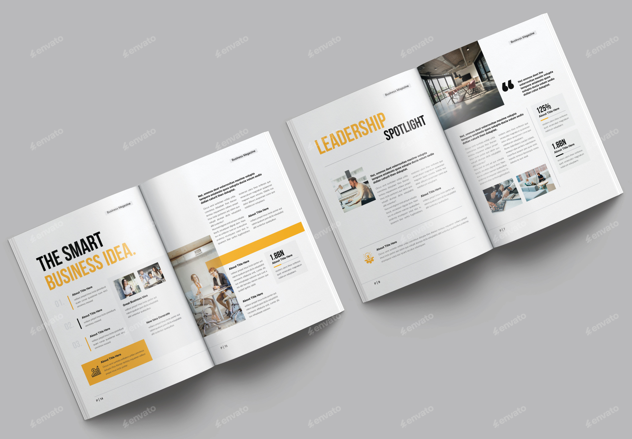 Business Magazine Template, Print Templates | GraphicRiver