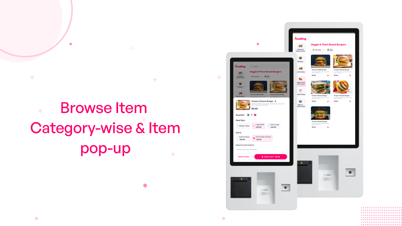 Kiosky – Restaurant Self Ordering Kiosk App for FoodKing by inilabs