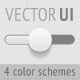 Vector UI Elements in 4 Color Schemes, Web Elements | GraphicRiver