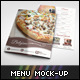 Restaurant Menu Mock-Ups, Graphics | GraphicRiver