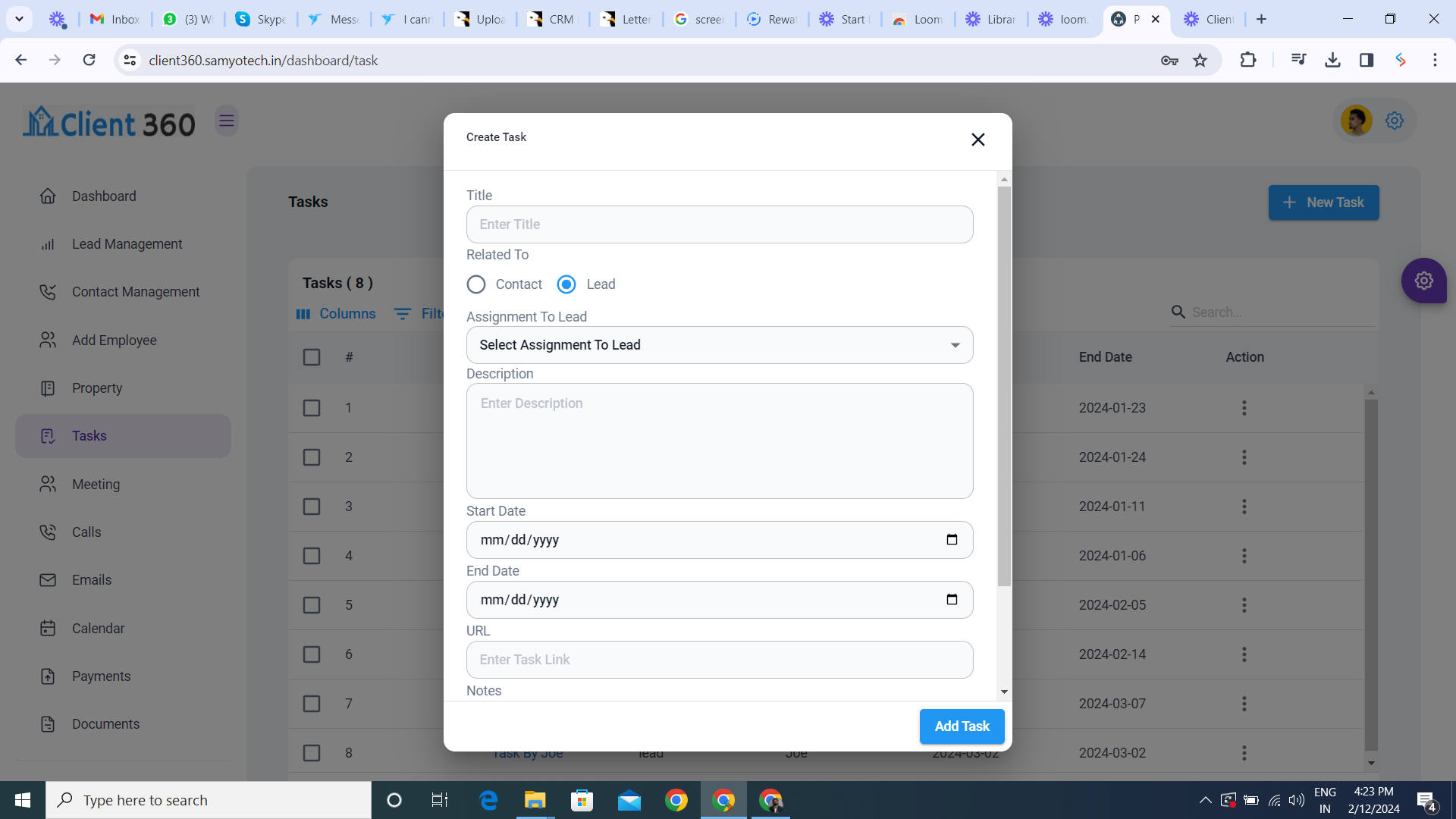 Client360 - A Real Estate CRM by samyotech | CodeCanyon