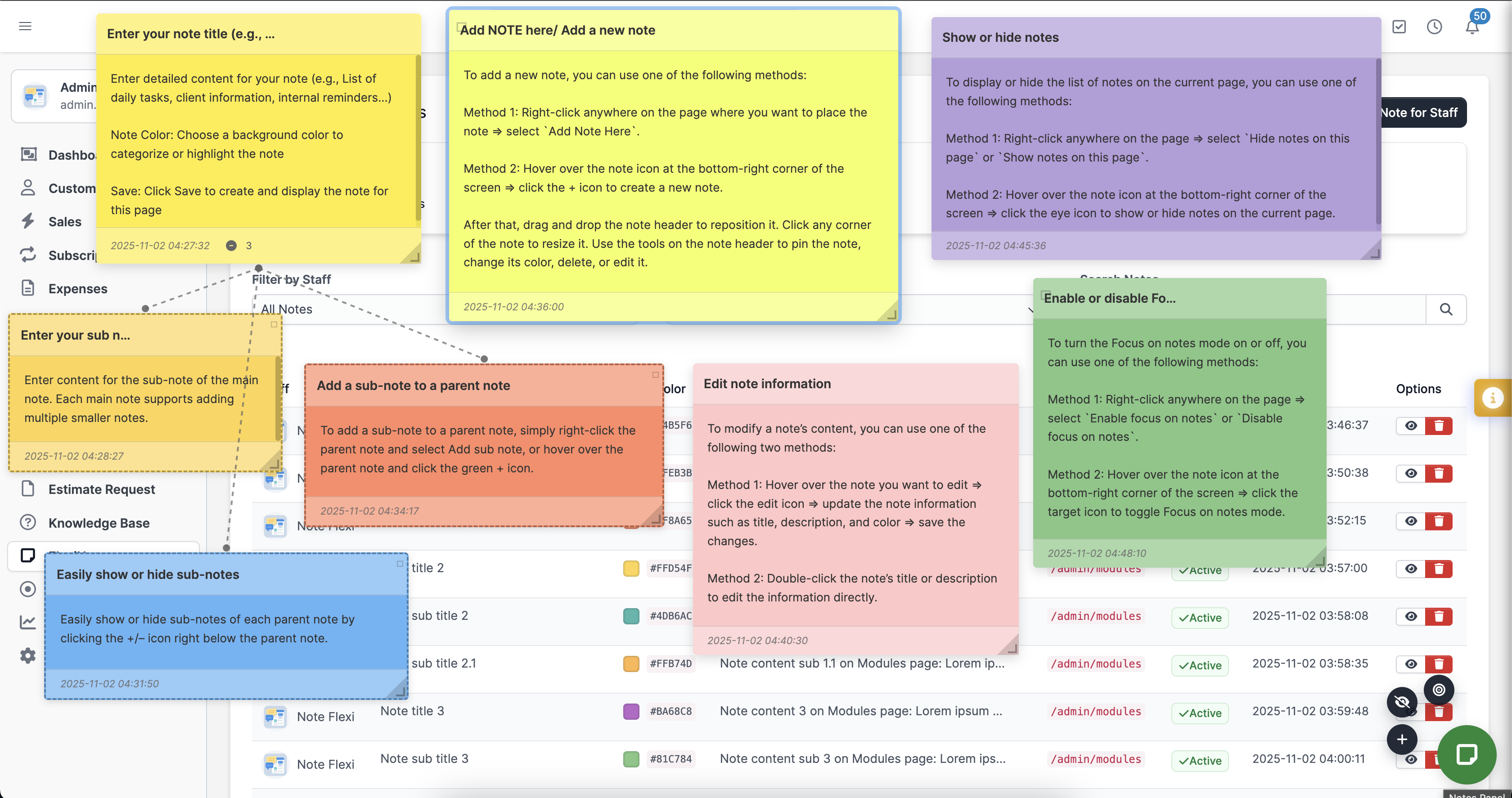 FlexiNote for Perfex CRM by polyxgo | CodeCanyon