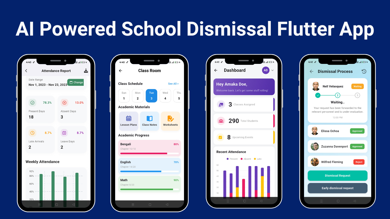 Ai Powered School Dismissal Flutter App Template School Management