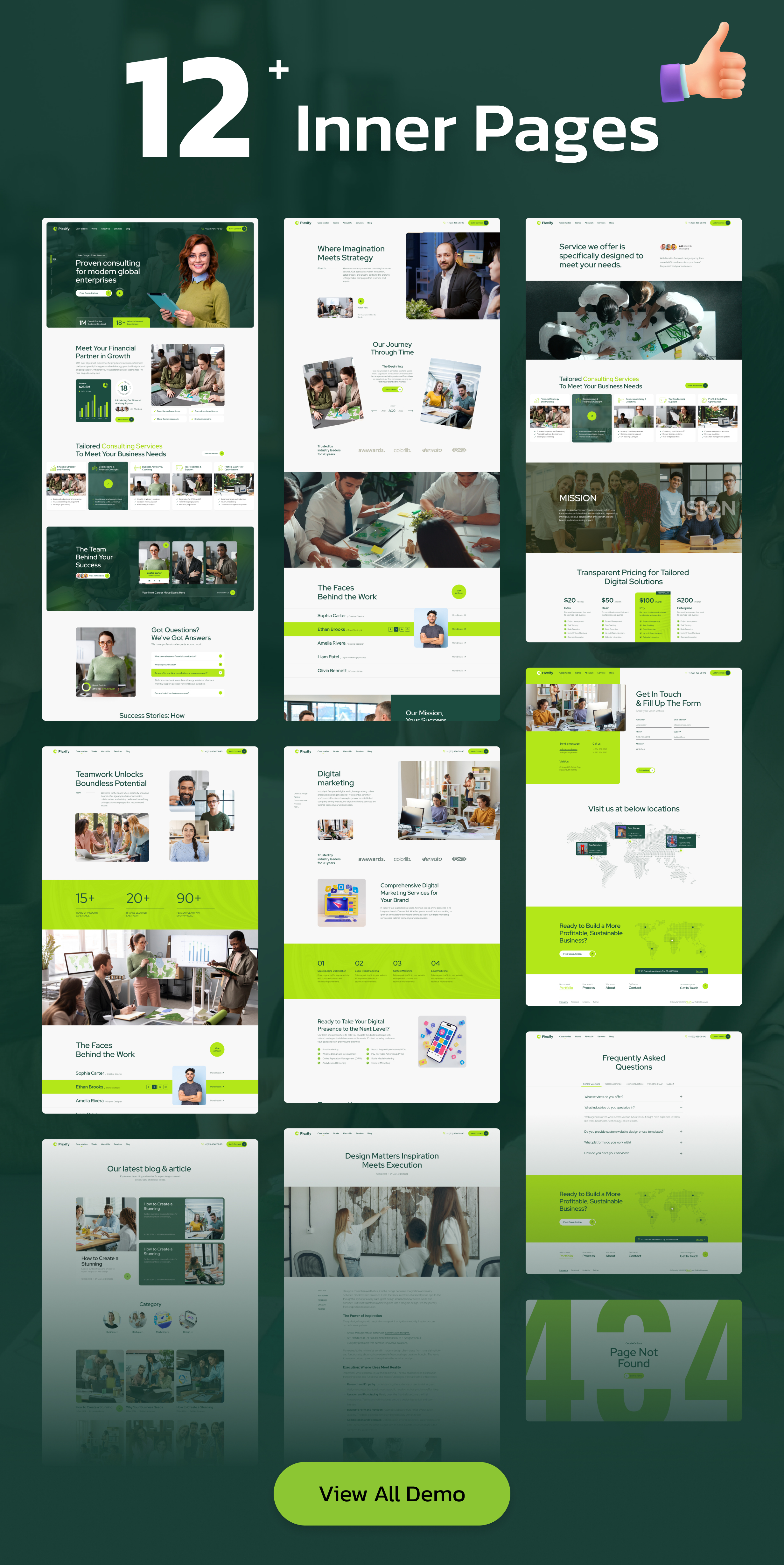 Plexify - Consulting Agency Tailwind CSS Template by DexignZone | ThemeForest