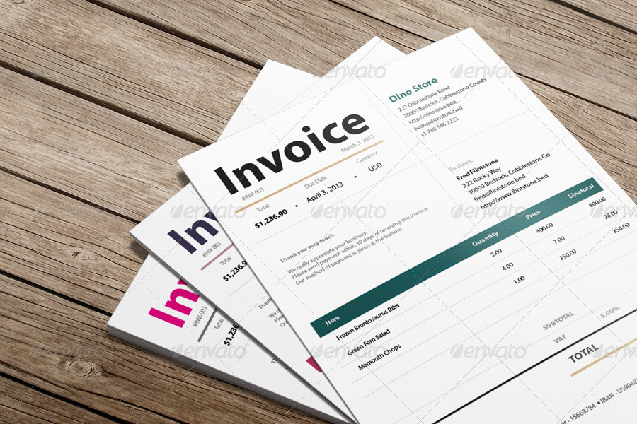 Invoices, Print Templates | GraphicRiver
