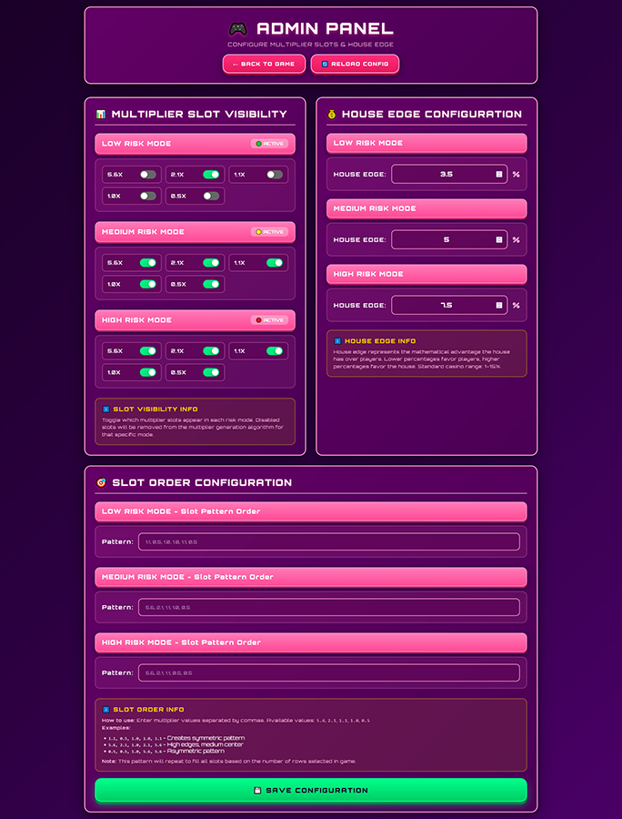 Plinko Pro – Responsive HTML5 Plinko Game (Admin Panel Included) by Webzio