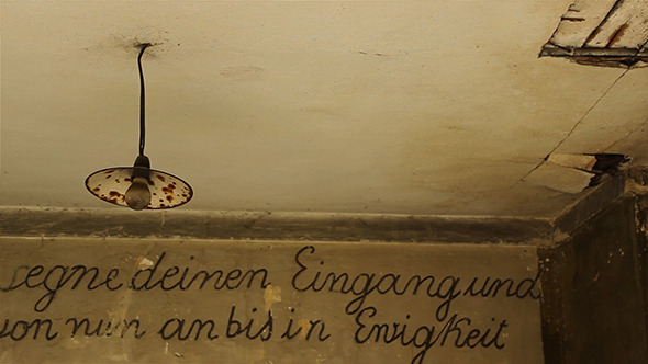 Rusty Lamp Hanging from Ceiling, Stock Footage | VideoHive