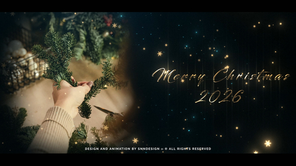 Christmas 2026 Opener, After Effects Project Files | VideoHive