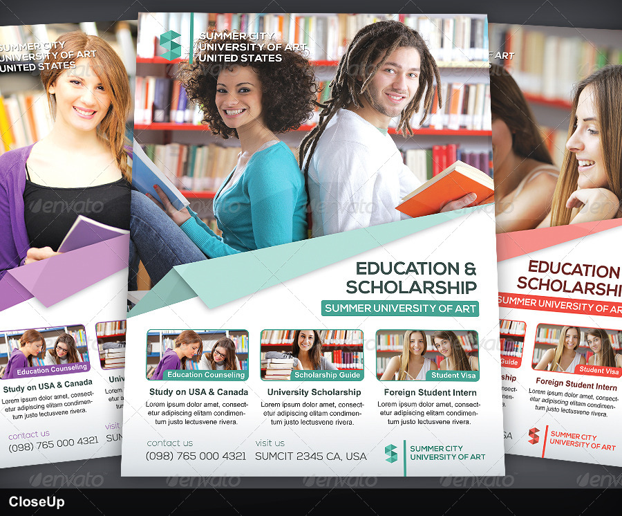 Education Flyer | Volume 1, Print Templates | GraphicRiver