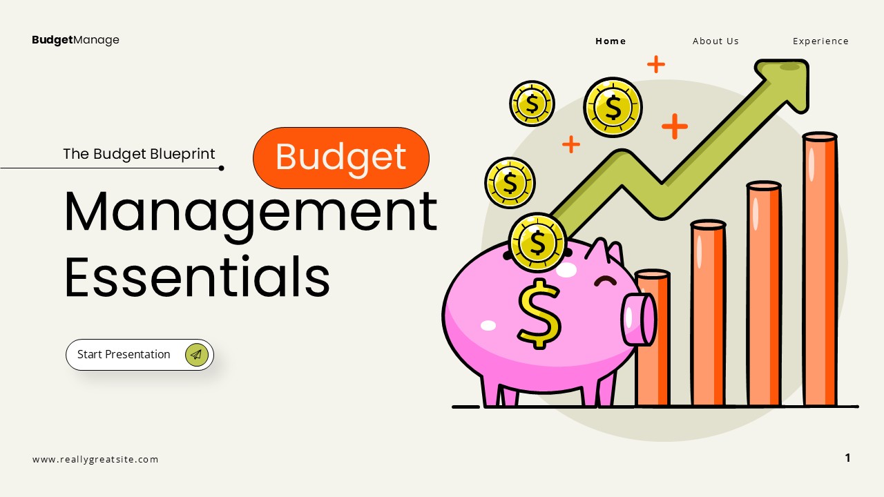 Budget Management PowerPoint Presentation, Presentation Templates ...