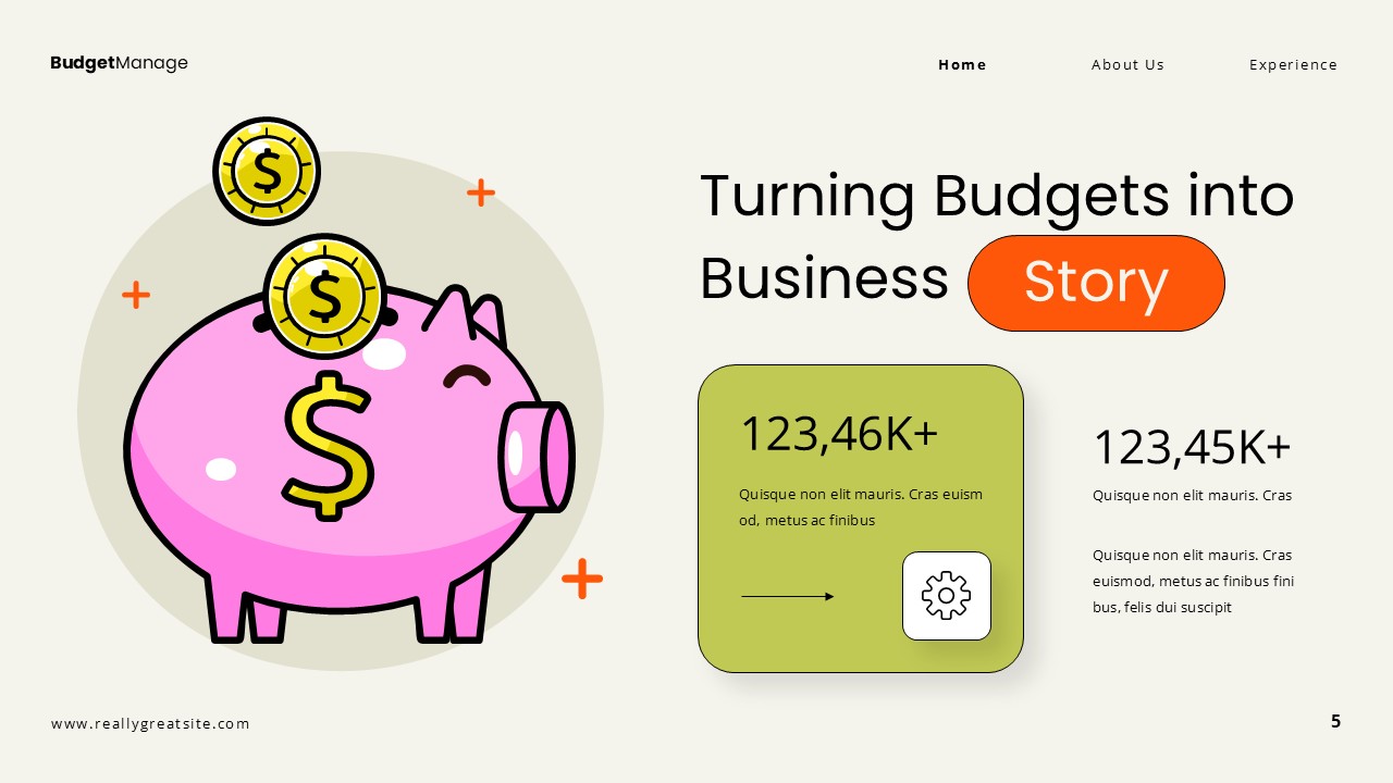 Budget Management PowerPoint Presentation, Presentation Templates ...