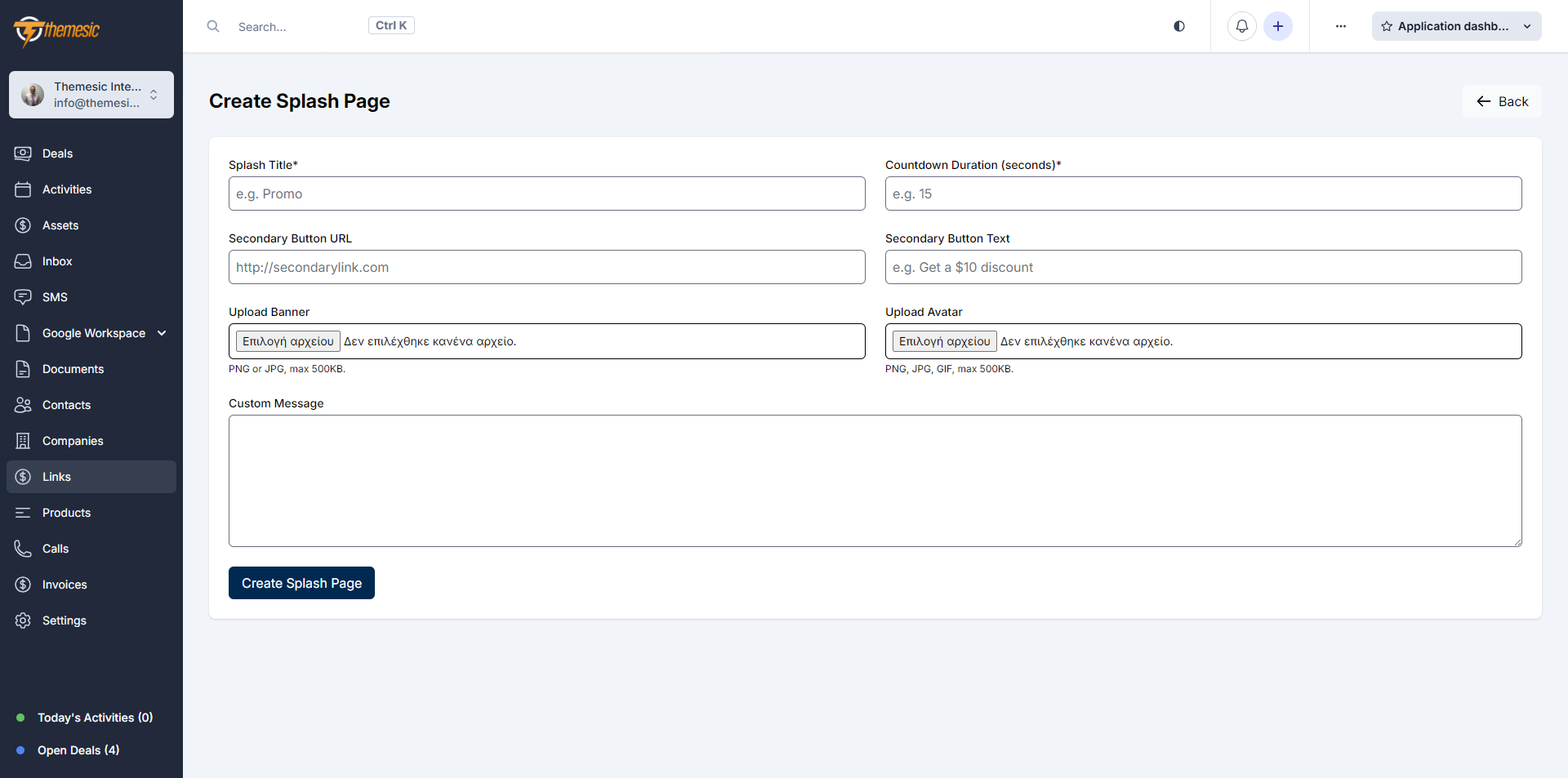 URL Shortener module for Concord CRM by themesic | CodeCanyon
