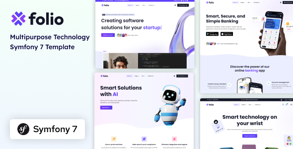 Folio - Symfony Multipurpose Technology Template by Stackbros | ThemeForest