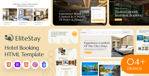 EliteStay - Hotel Booking HTML Template Multipurpose by wowtheme7 ...