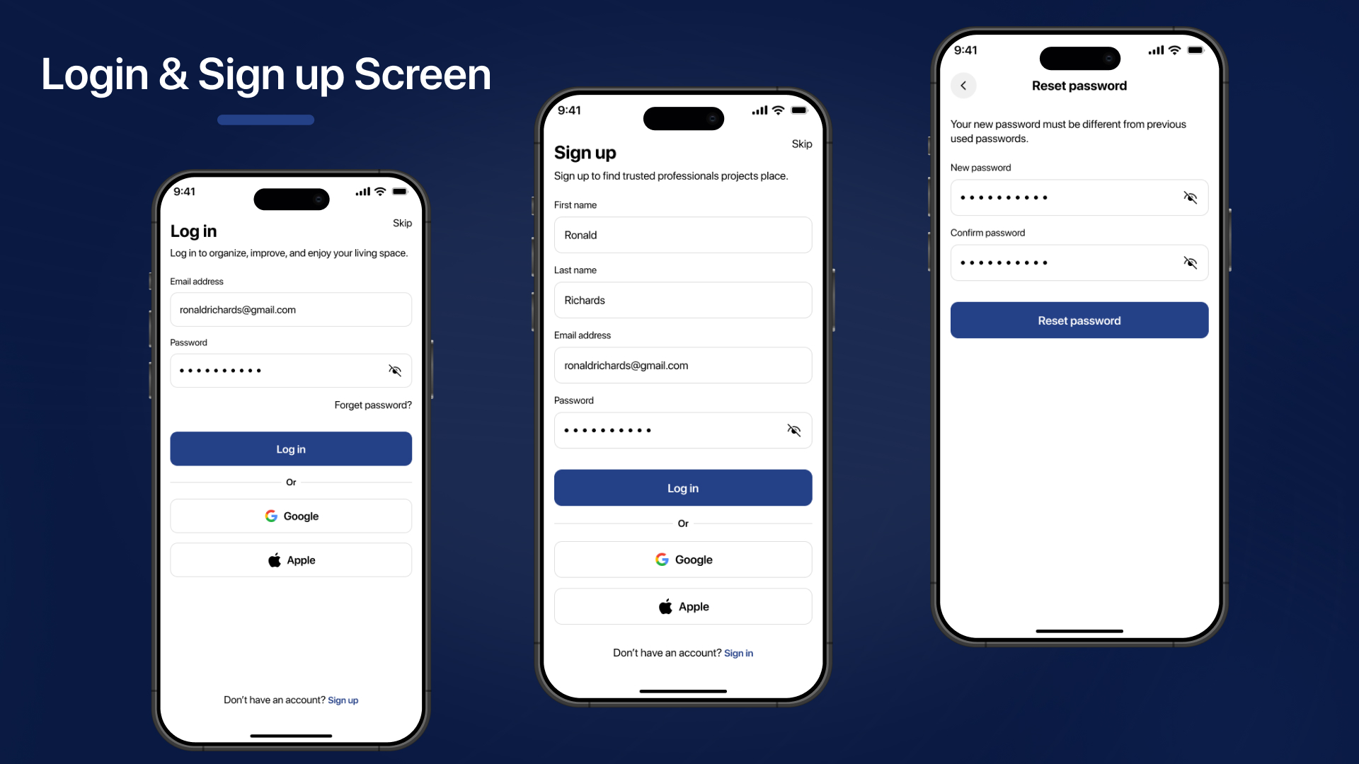 Staynest – Real Estate & Home Listing App UI Template by nexoracode