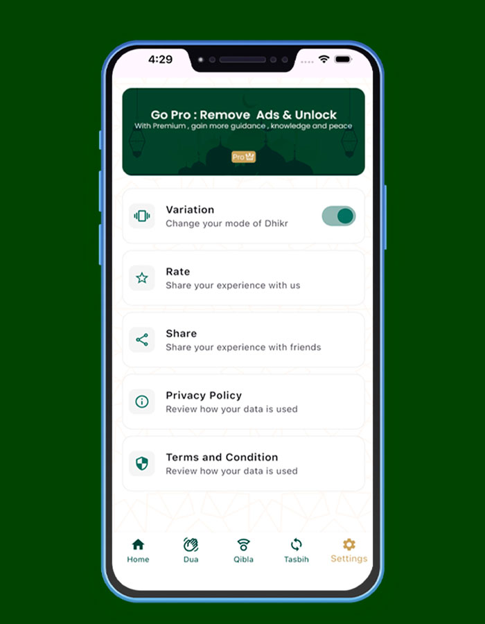 Tasbeeh Go Flutter App by Naasmind | CodeCanyon