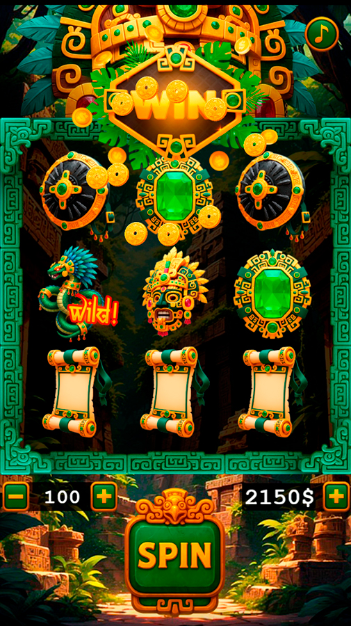 Fortune Maya - HTML 5 Slot Machine Game | Source Code by artpire ...