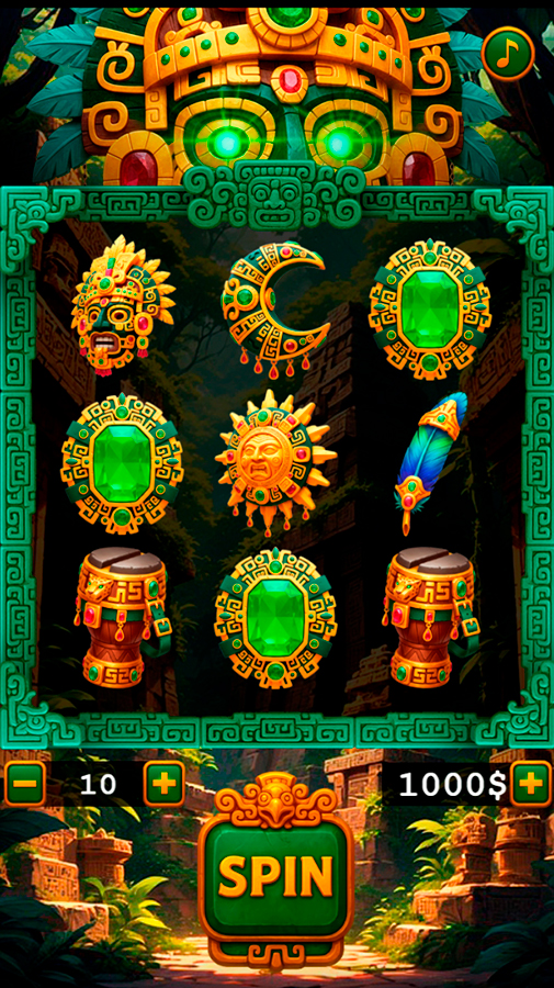 Fortune Maya - HTML 5 Slot Machine Game | Source Code by artpire ...