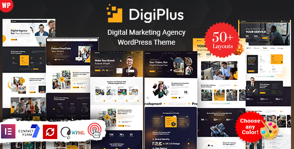 Digiplus - Digital Agency WordPress by ThemeMascot | ThemeForest