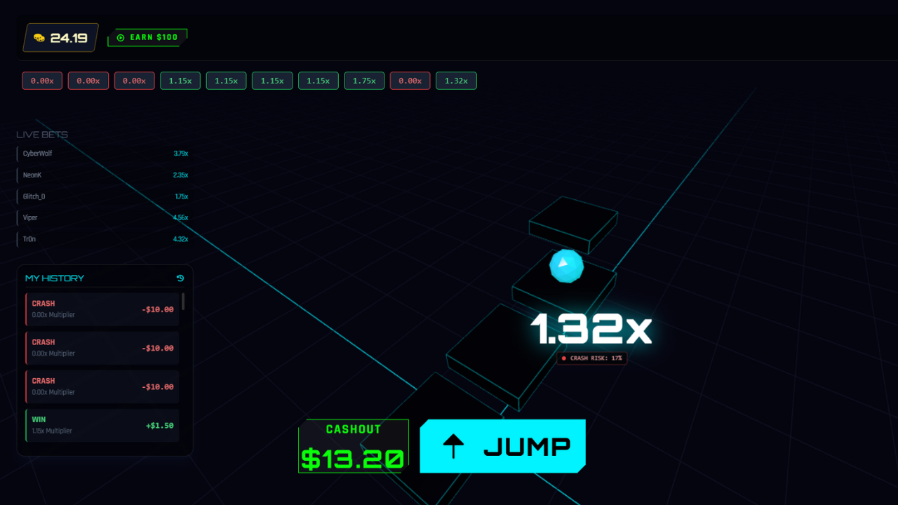 Neon Bounce HTML5 Game by Mofosocodes | CodeCanyon