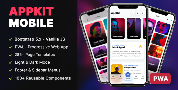 AppKit Mobile by Enabled | ThemeForest