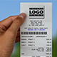 Long Receipt in Hand Mock-up, Graphics | GraphicRiver