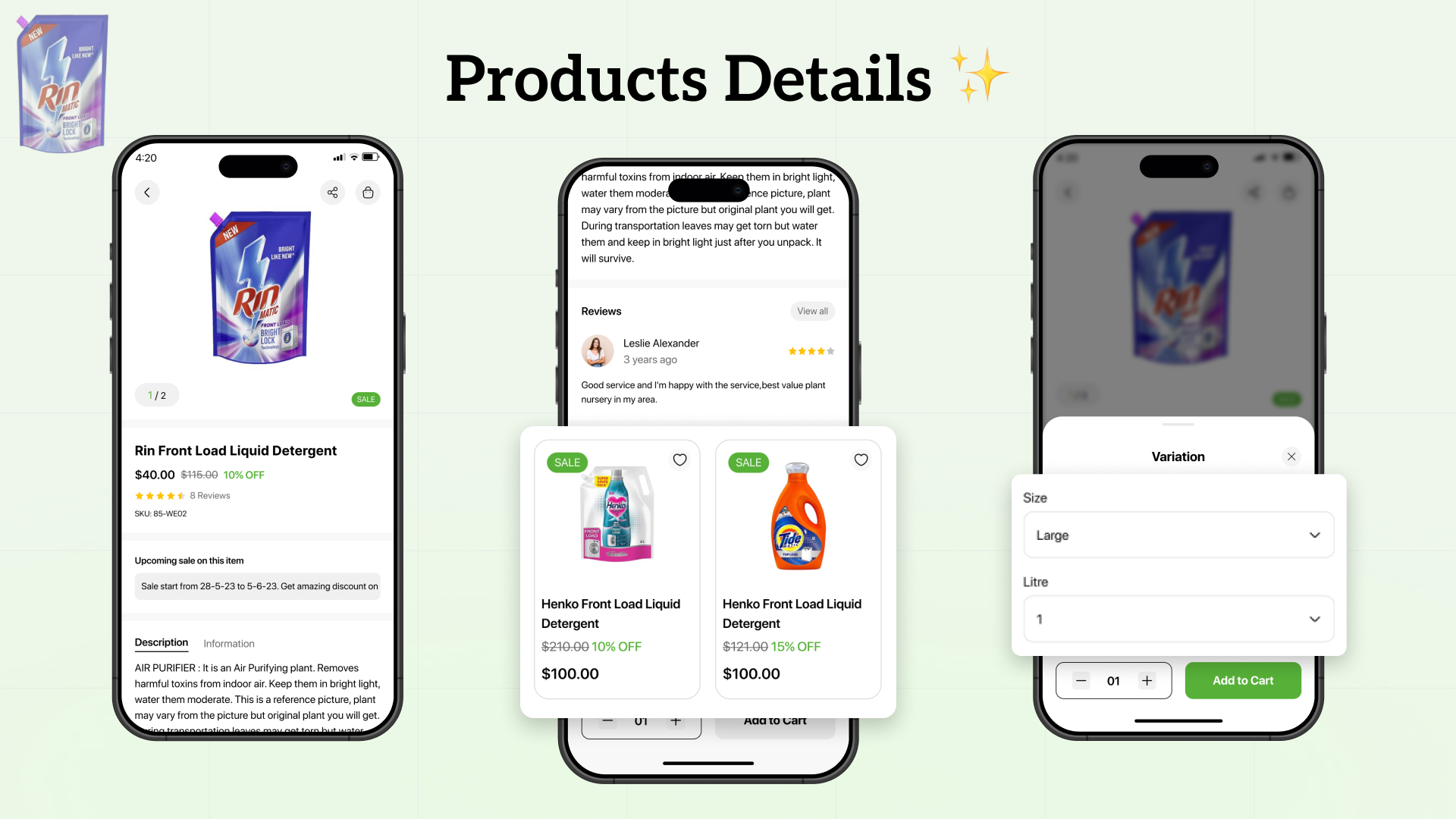 Detergent Shop App - E-commerce Store app in Flutter (Android, iOS ...
