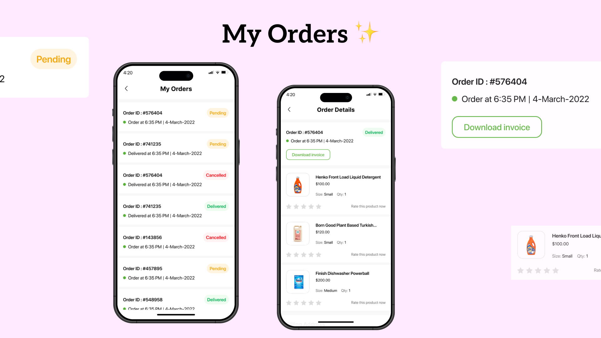 Detergent Shop App - E-commerce Store app in Flutter (Android, iOS ...