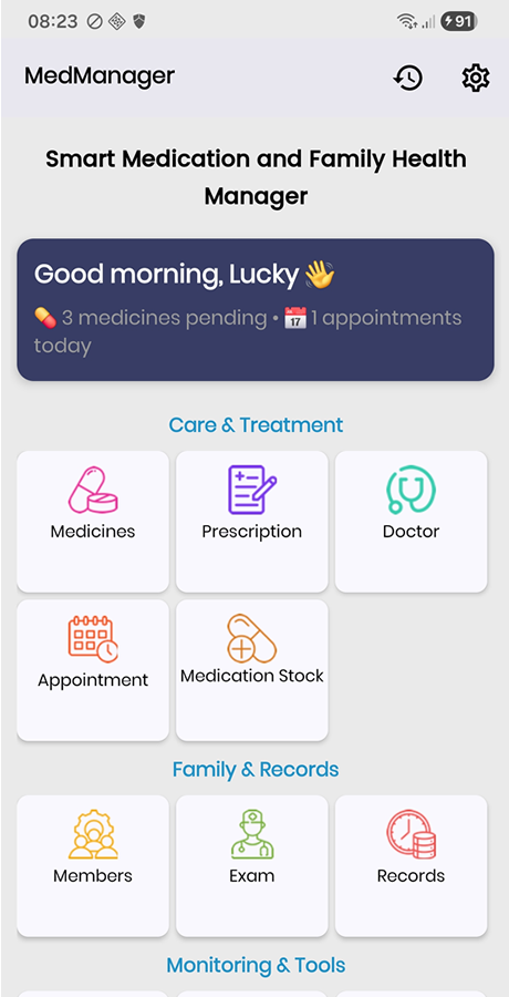 MedManager – Smart Medication and Family Health Manager by DQuixote