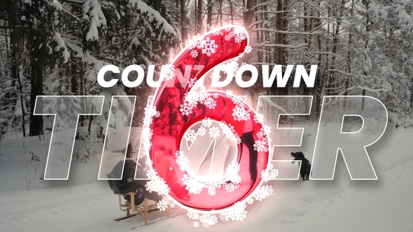 Christmas Countdown Timer, DaVinci Resolve Templates | VideoHive
