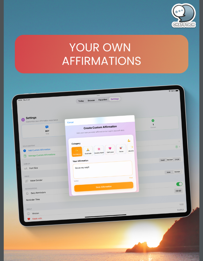 Daily Affirmations Transform Lives with Positivity Premium iOS App ...