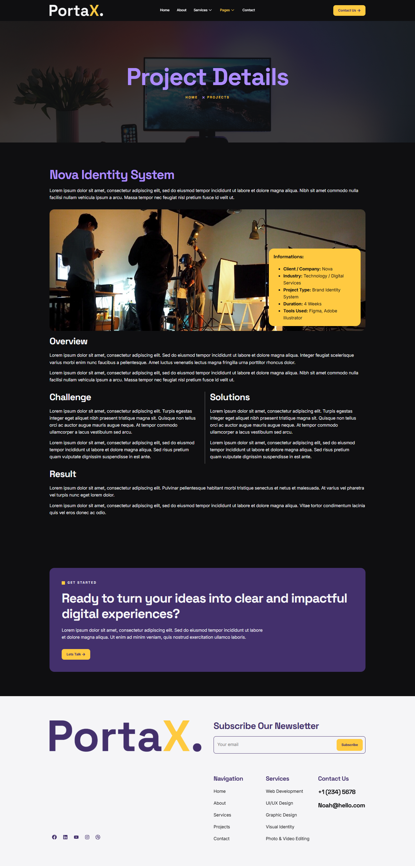 PortaX - Personal Portfolios & Resume Elementor Template Kit by ...