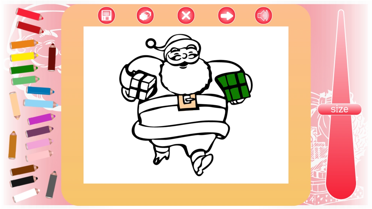 Coloring Book: Santa Claus - HTML5 Game Template by TwistedByArt ...