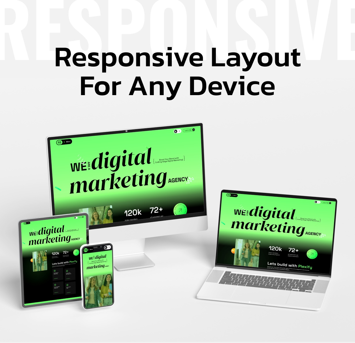 Plexify - Digital Marketing Agency Tailwind CSS Template by DexignZone