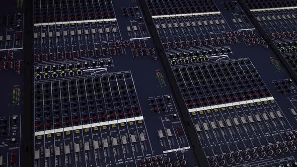 3D Mixing Console Board Background, Motion Graphics | VideoHive