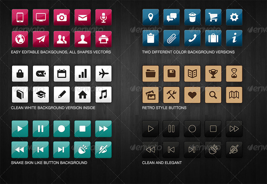 Grand Set of Clean Icon, Icons | GraphicRiver