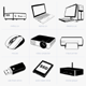 Computer Technology Devices, Vectors | GraphicRiver