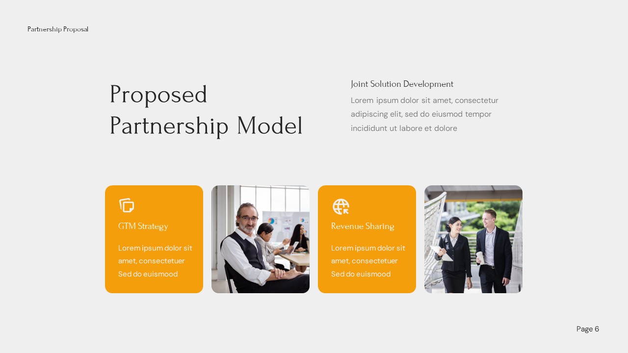Partnership Proposal PowerPoint Template, Presentation Templates ...