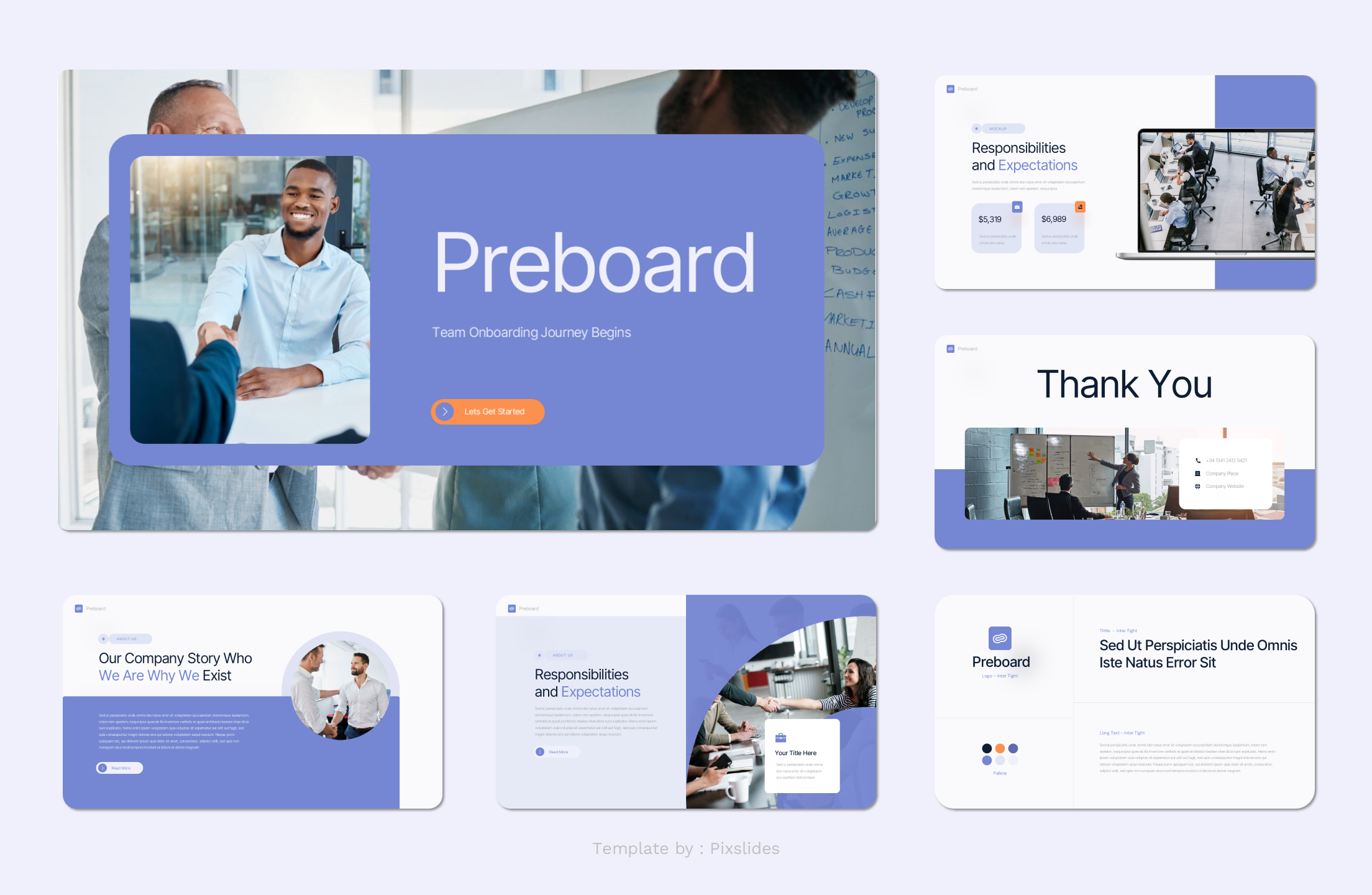 Employee Onboarding Guide Keynote Presentation Template, Presentation ...