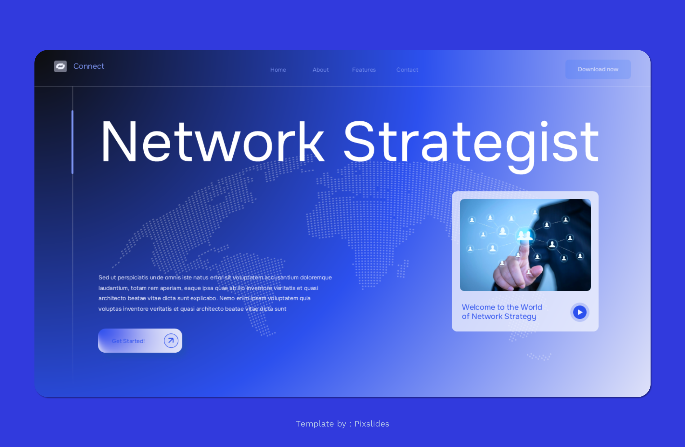 Connect - Network Strategies PowerPoint Presentation Template ...